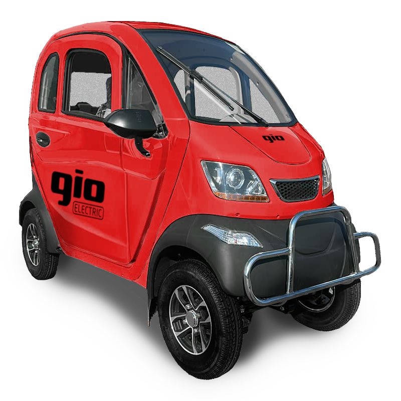 GIO Golf Enclosed Mobility Scooter - Red – GIO Electric Bikes